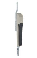 China Painting Color Rod Control Lock Shockproff Door Handle Lock for sale