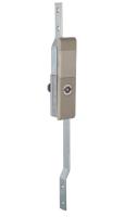 China Matte Base Garage Door Handle Lock Zinc Alloy Customized Silver Color for sale