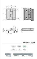 China Size 40mm Zinc Alloy Hinges Rotation External Cabinet Hinge for sale