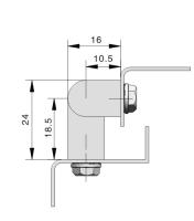 China Brass Material Zinc Alloy Hinges Furniture Sliding Lock Industrial for sale