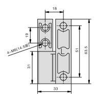 China Zinc Die Cast Lockable Door Hinge Custom Zinc Alloy Heavy Duty Gate Hinges for sale