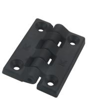 China Black Plastic PA 180 Degree Door Hinge For Electrical Cabinet for sale