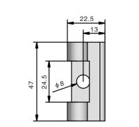 China Natural Light Type Zinc Alloy Hinges Zinc Plated For Cabinet Door for sale