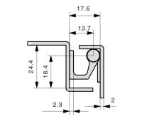China Steel Plated 180 Degree Cabinet Hinge For Tool Box Furniture for sale