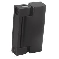 China Powder Coated Zinc Alloy Hinges Black Color For ToolBox Cabinet for sale
