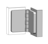 China Durable Black Cabinet Hinges Custom Chrome For Door And Windows for sale