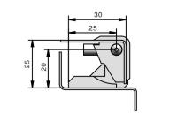 China Cassette Detachable Zinc Alloy Hinges For Metal Cabinet Door for sale
