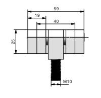 China High IP Level Heavy Duty Stainless Steel Hinges Height 25mm OEM for sale
