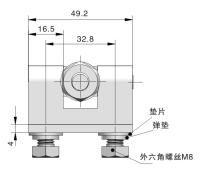 China Chrome Plated Zinc Alloy Hinges Heavy Duty Door Hinge For Metal Cabinet for sale