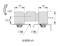 China Zinc Die Casting Cabinet Hardware Hinges Black Heavy Duty Concealed Hinges for sale