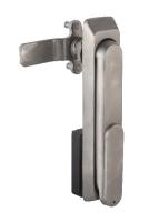 China Powder Coated Stainless Steel Cabinet Lock Swing Door Handle Lock for sale