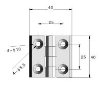 China Sus304 Heavy Duty Steel Hinges Polish Surface For Cabinet Door for sale