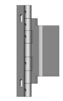 China Aluminum 316 304 Stainless Steel Cabinet Hinges Chrome Surface for sale