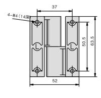 China 180 Degree Stainless Steel Cabinet Lock Chrome Surface Hinge for sale