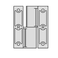 China 180 Degree Stainless Steel Cabinet Lock Chrome Surface Hinge for sale
