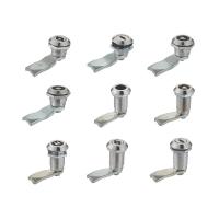 China Metal Nickel Plated Quarter Turn Lock Zinc Alloy Furniture Cam Lock for sale