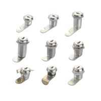 China Metal Nickel Plated Quarter Turn Lock Zinc Alloy Furniture Cam Lock for sale
