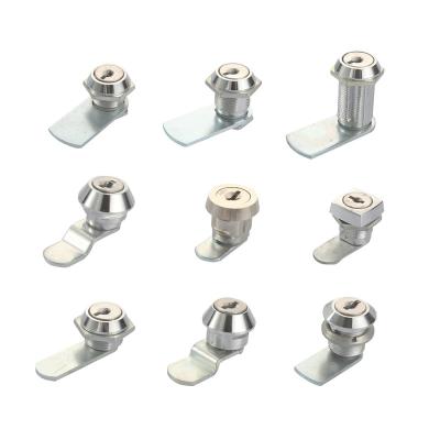 China Brass Key Cabinet Box Lock Cam Latch Industrial Chrome Coated for sale