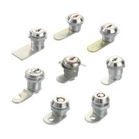 China Brass Key Cabinet Box Lock Cam Latch Industrial Chrome Coated for sale