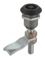 China Quarter Turn Cabinet Cam Lock Latch Silver Color With Mail Box Key for sale