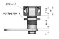 China Wing Knob Keyless High Security Cam Lock OEM For Fire Cabinet for sale