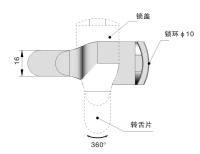 China Adjustable Quarter Turn Lock Black Cam Door Locks For Fire Cabinet for sale