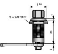 China Metal Cabinet Keyless Cam Lock Safe Stainless Steel Height 36mm for sale