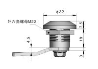 China Digital 1/4 Turn Cam Lock Zinc Alloy Housing Black Waterproof for sale