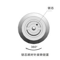 China Powder Coated Quarter Turn Lock Cylindrical For File Cabinet Door for sale