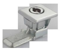 China Square Head Quarter Turn Key Lock Stainless Steel ABS Housing for sale