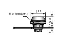 China Die Cast Housing Cam Latch Lock Nickel Plated Electronic Cam Lock for sale