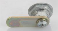 China Metal Cabinet Door Cam Lock Height 17mm Bright Chrome Plating for sale