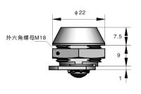 China Height 9mm Cabinet Box Lock Cylinder Cam Zinc Alloy Drawer Lock for sale
