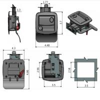 China Handle Caravan Door Locks High Security RV Security Locks For Trailer And Camper for sale