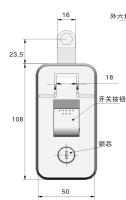 China Matt Standard Electrical Cabinet Door Lock Chrome Plated Cabinet Panel Lock for sale