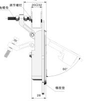 China Matt Standard Electrical Cabinet Door Lock Chrome Plated Cabinet Panel Lock for sale