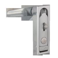China Zinc Alloy Electrical Cabinet Door Lock Silver 3 Point Panel Lock for sale