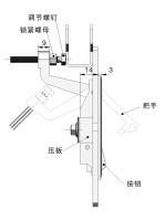 China Metal Electrical Panel Latch Black Cabinet Hinge Lock ISO Certificate for sale