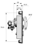 China Chrome Plated Electrical Cabinet Door Lock Magnetic Black Zinc Alloy for sale