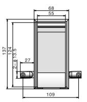 China Cabinet Door Plane Tool Box Locks Mechanical Powder Coated OEM for sale