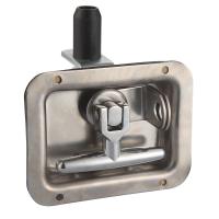 China ODM Tool Box Locks Stainless Steel Silver Color Latch Door Lock for sale