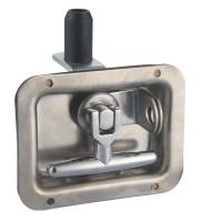 China ODM Tool Box Locks Stainless Steel Silver Color Latch Door Lock for sale