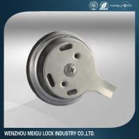 China Circular Turning Truck Box Lock Swing Silver Garage Door Handle Lock for sale