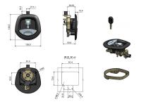 China Caravan Trailer RV Door Locks for sale