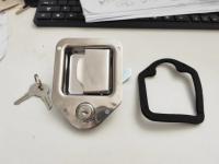 China RV Trailer Truck Paddle Slam Latch Key Flush Stainless Steel Handle Lock for sale