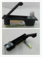 China Panel Electrical Cabinet Door Lock Zinc Alloy Black Latch ISO Certificate for sale