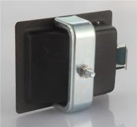 China Cylinder Panel Board Tool Truck Box Lock Paddle Latch Black for sale