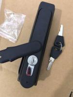 China Handle Plane Cabinet Latch Lock Plastic Black 3 Point Panel Board Door Lock for sale