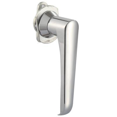 China Silver Garage Door Handle Lock Chrome Plated Keyless Cabinet Lock for sale