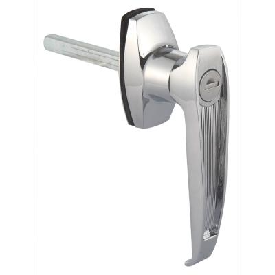 China RoHS Garage Door L Handle Lock Zinc Plated Customized For Cabinet Door for sale